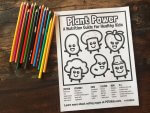 Plant Power Nutrition Coloring Sheet | PETA Kids