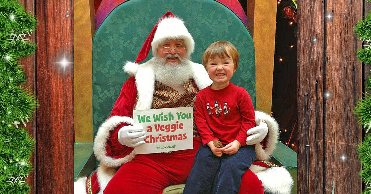 Take a Pic With Jolly Ol' St. Nick | PETA Kids