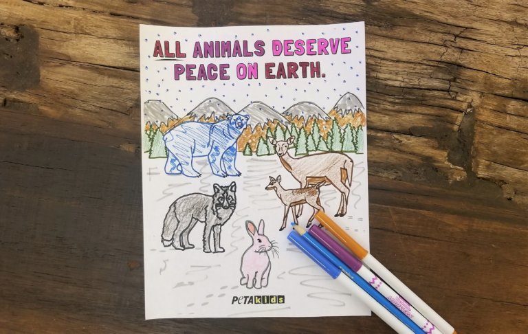 Free Animal-Friendly Coloring Pages! | PETA Kids