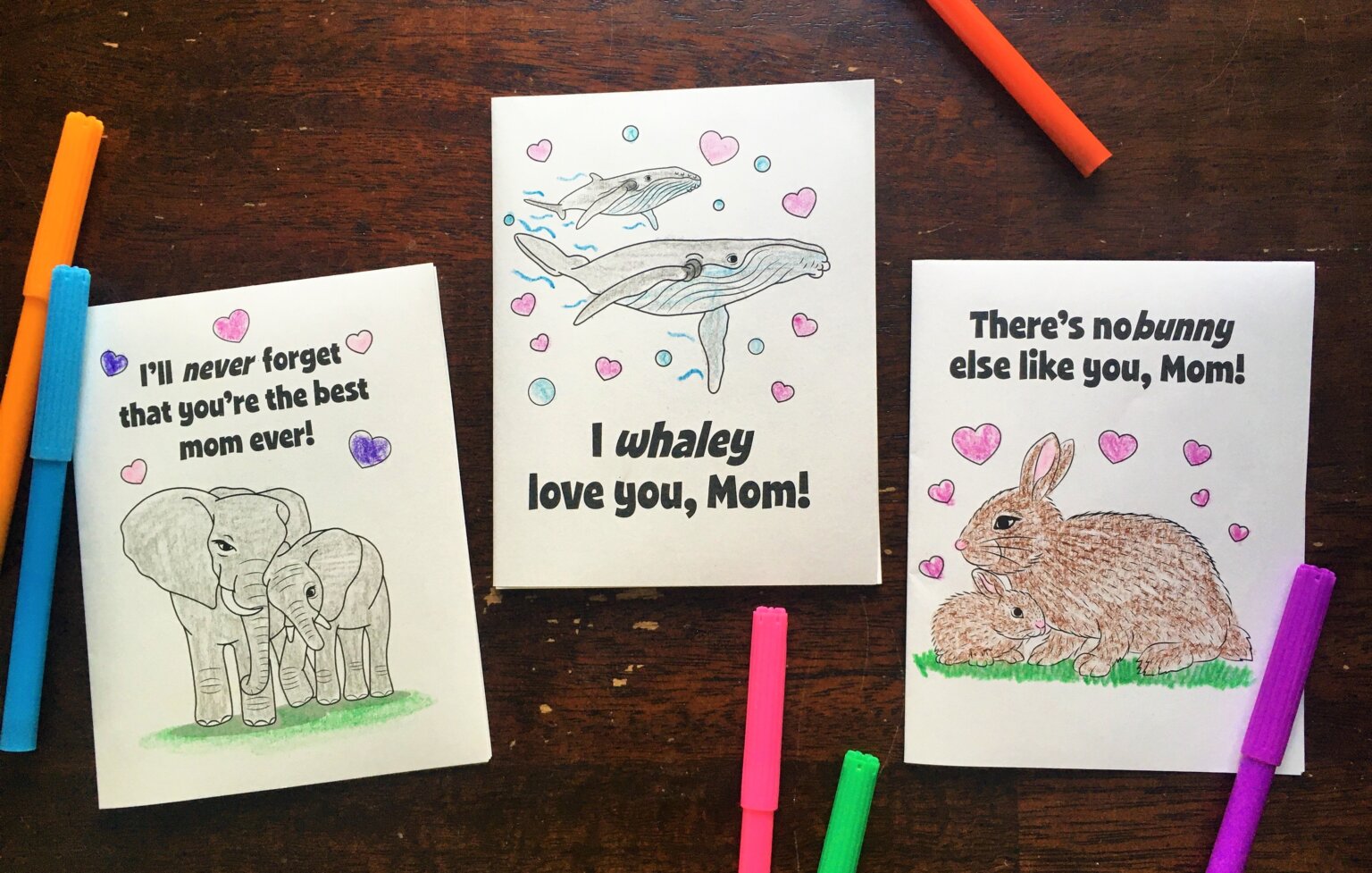 These Printable Mother's Day Cards Celebrate ALL Moms | PETA Kids