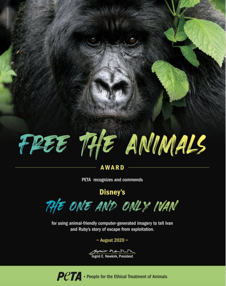 Disney's 'The One and Only Ivan' Promotes Animal Rights | PETA Kids