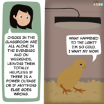 Comic: These Kids Refuse to Hatch Chicks in Class | PETA Kids