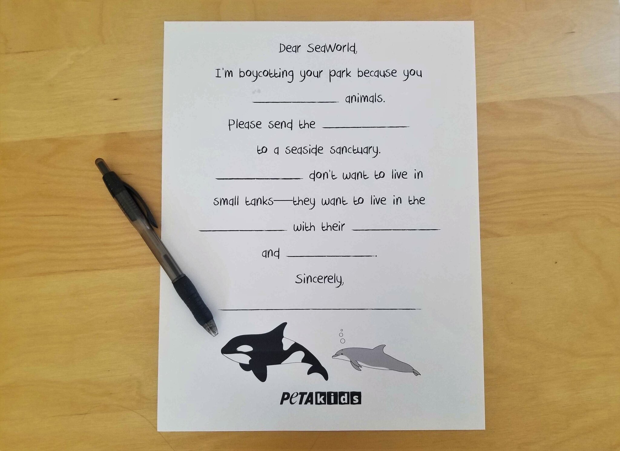 Say 'No!' to SeaWorld Today and Every Day! | PETA Kids